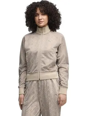 PUMA T7 Snake Pack Short Track Jacket - Beige