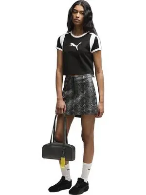 PUMA T7 Snake Pack Printed Skirt - Black