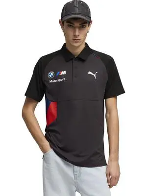 PUMA Bmw Motorsport Tech Replica Polo Shirt - Black