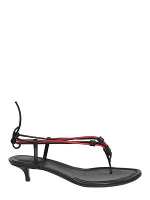 Christopher Esber Lasso Flip Flop Micro Heel - Black