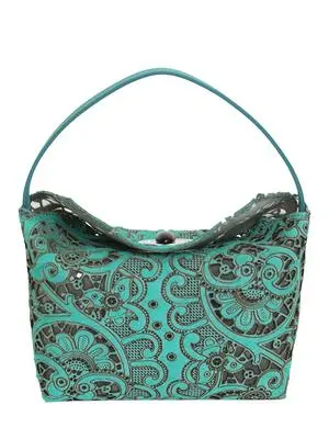 Christopher Esber Turnlock Lasercut Mini Bag - Blue