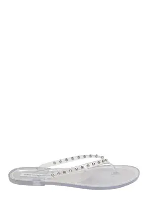 Christopher Esber Embellished Flip Flops - Clear