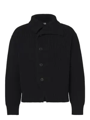 Dries Van Noten Wool Cardigan - Blue
