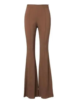 TALLER MARMO Mae High-rise Flared Pants - Brown