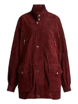 Christopher Esber Hunt Leather Jacket - Red
