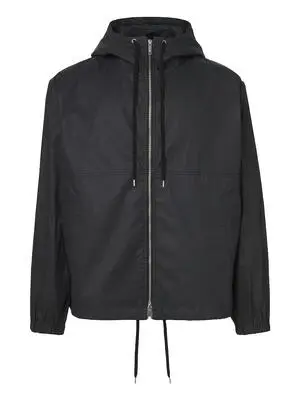 Studio Nicholson Hooded Cotton Jacket - Black