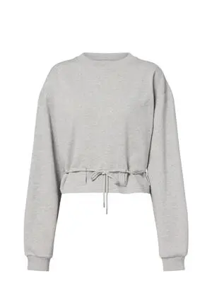 Dries Van Noten Cotton Jersey Sweatshirt - Grey