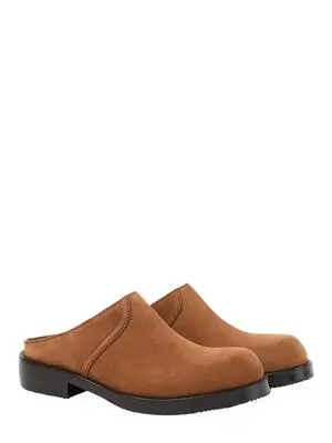 Dries Van Noten Suede Mules - Brown