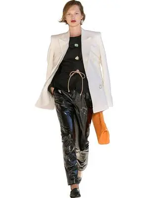 Gabriela Hearst Midas Clutch Orange