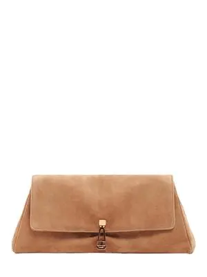 Gabriela Hearst Midas Clutch Tan