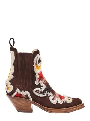 Gabriela Hearst Cassidy X Josh Tafoya Boot - Brown
