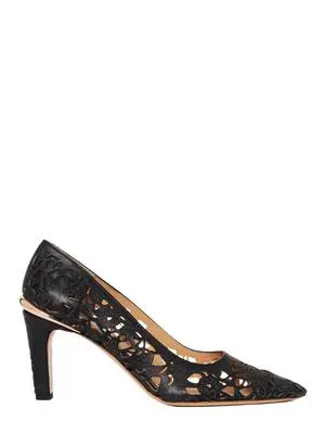 Gabriela Hearst Edwina Lace Pump - Black