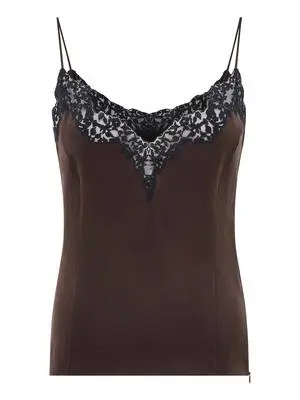 Gabriela Hearst Umbra Silk Camisole - Brown