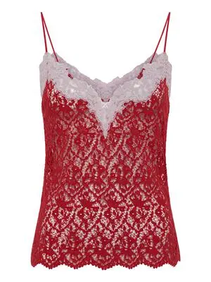 Gabriela Hearst Umbra Cotton Top - Red