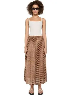 Natalie Martin Bella Skirt Grande Polka Dot - Black