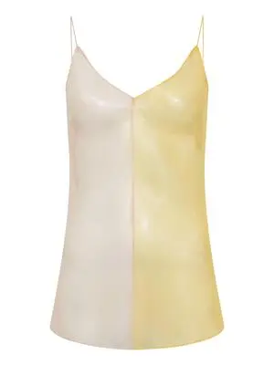 Gabriela Hearst Tessera Color-block Silk Camisole - Multi