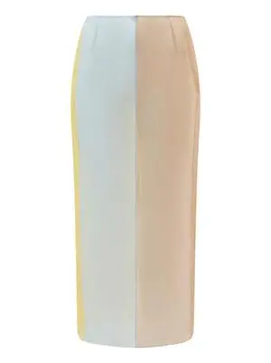 Gabriela Hearst Color-block Silk Maxi Skirt - Multi