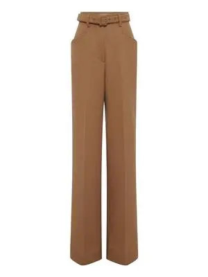 GABRIELA HEARST Gabriela Hearst Norman Wool-Silk Pants