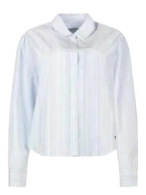 Max Mara Striped Cotton Shirt - White