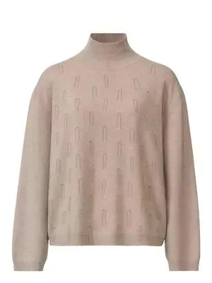 FABIANA FILIPPI Fabiana Filippi High-Neck Sweater With Bead Embellishment