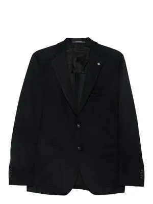 Tagliatore Single-breasted Buttoned Blazer - Blue