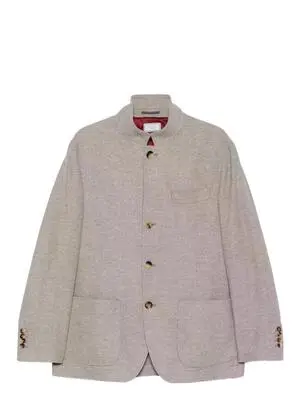 Brunello Cucinelli Cashmere Single-breasted Blazer - Neutrals