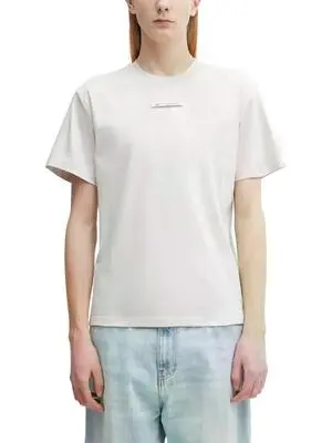 HELIOT EMIL Logo-plaque T-shirt - Neutrals