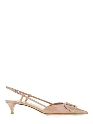 Valentino Garavani Vlogo Signature Slingback Pumps - Pink