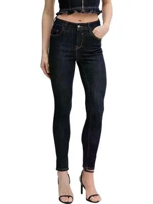 GAUDI Logo Plaque Skinny Jeans - Blue