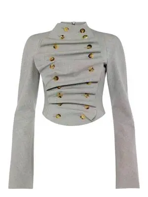 A.W.A.K.E. Mode Bib-front Structured Jacket - Grey