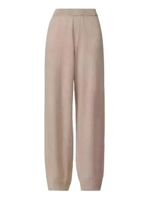 Fabiana Filippi Seam-detail Knit Trousers - Neutrals