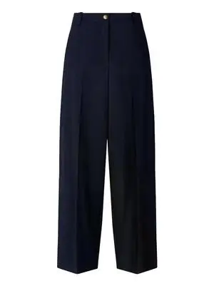PINKO Pressed Crease Wide-Leg Trousers