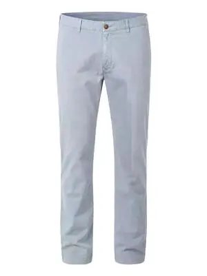 BLAUER. Button-up Chino Trousers - Blue