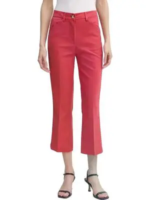 BENETTON Welt Pocket Trousers - Red