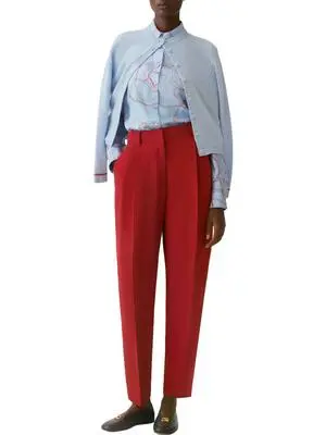 Fabiana Filippi Contrast Trim Button-up Cardigan - Blue