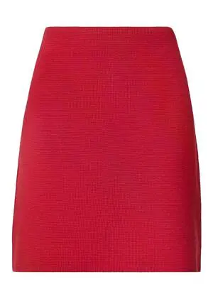 Fabiana Filippi Knitted Mini Skirt - Red