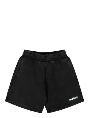 MISBHV Community Logo-print Track Shorts - Black