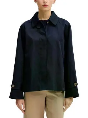 BENETTON Benetton Raglan Sleeve Coat With Button Cuffs