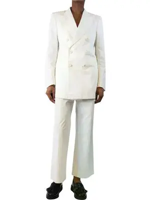 MAISON MARGIELA Double-breasted Suit - White