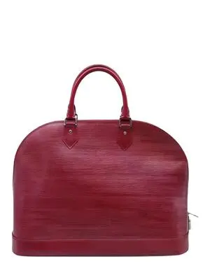 LOUIS VUITTON Alma Mm Top Handle Bag - Red