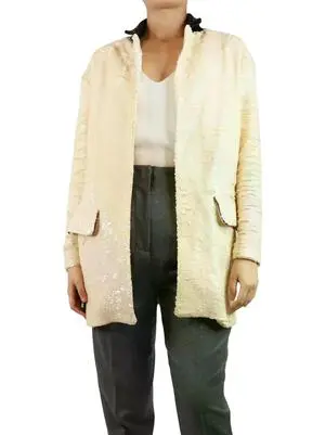 STEFANIA VAIDANI STEFANIA VAIDANI Embellished Single-Breasted Coat