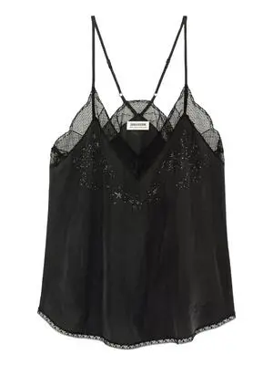 Zadig&Voltaire Christy Silk Camisole - Black