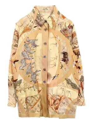Hermès Tanzanie Silk Shirt - Neutrals