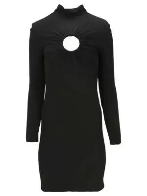 TOM FORD Cut-out Ruched Mini Dress - Black