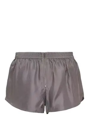 Alexander Wang Silk Track Mini Shorts - Grey