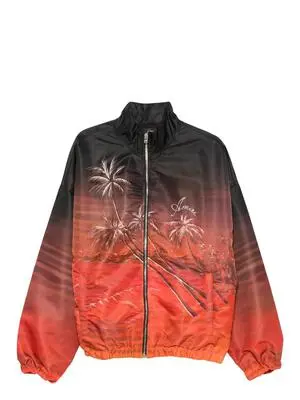 AMIRI AMIRI Palm-Tree Print Zip-Fastening Jacket