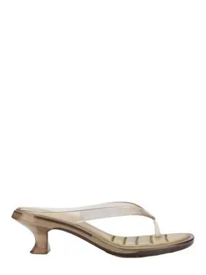 Melissa Thong Strap Heeled Sandals - Neutrals