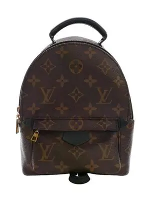 LOUIS VUITTON 2020 Monogram Mini Palm Springs Backpack - Brown