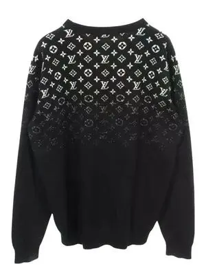 LOUIS VUITTON Gradient Monogram Sweater - Black