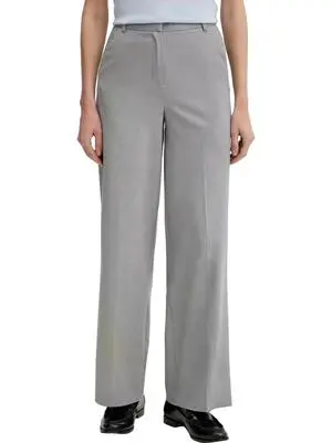 BENETTON Pressed Crease Trousers - Grey